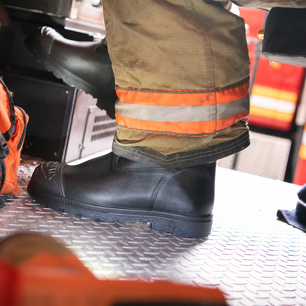 HAIX Fire Hunter USA | Firefighter Leather Bunker Boots