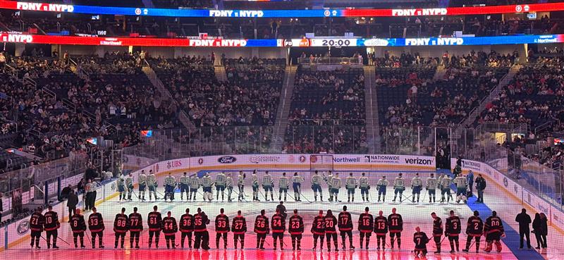 NYPD Vs. FDNY Hockey Game | New York First Responders Game